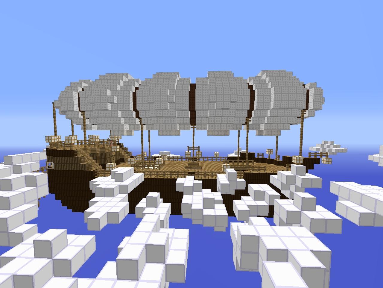Broadside Airship Arena Minecraft Map
