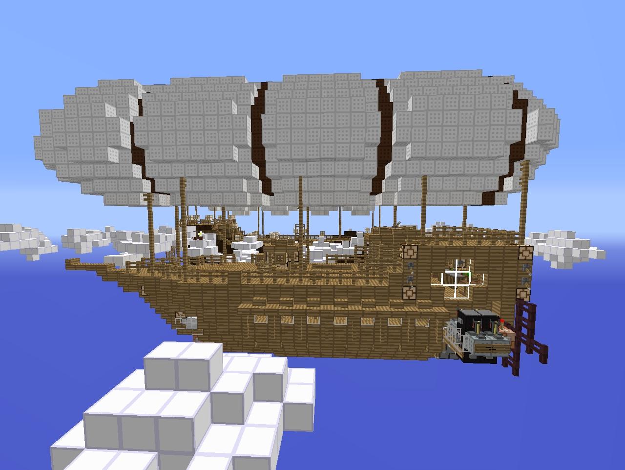 Broadside Airship Arena Minecraft Map