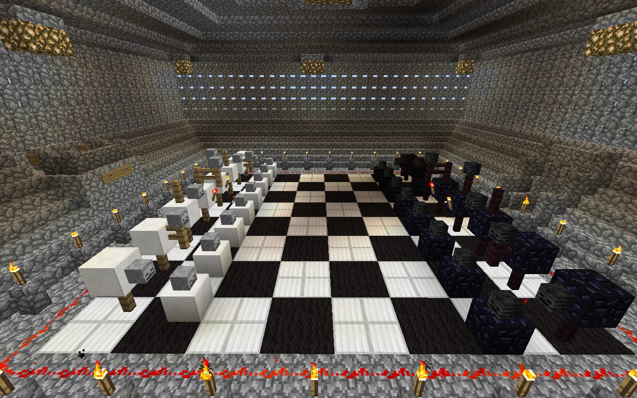 The Giant Chess Board Minecraft Map