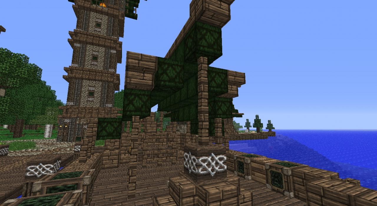 Elvish Skiff [Server Build] Minecraft Map