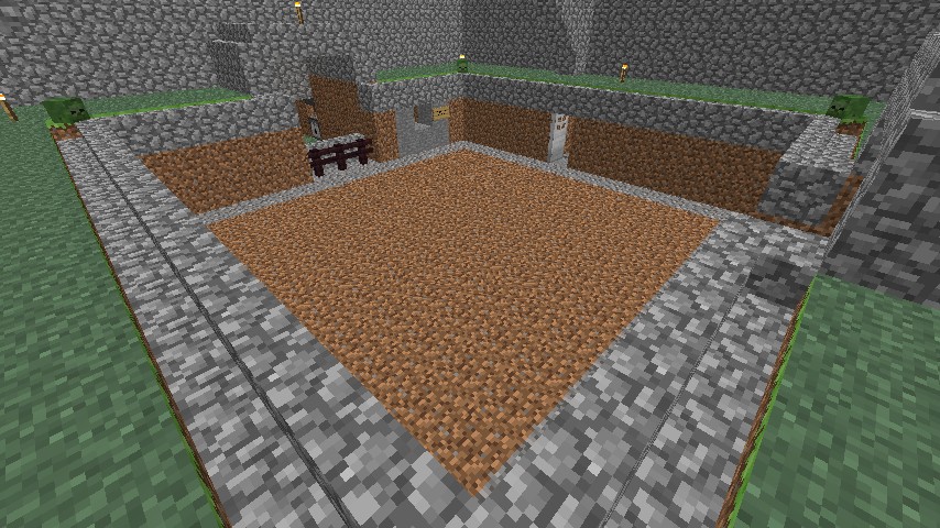 [Survival] Zombie Arena Minecraft Map