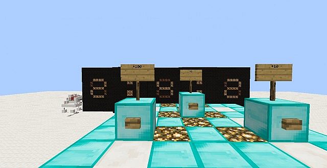 (3 digits) Digital numeric counter (From 0 to 999) Minecraft Map