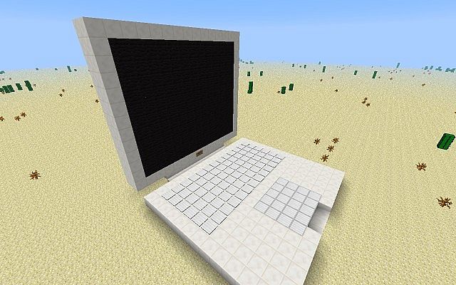Mid-2010 White Unibody Macbook Minecraft Map