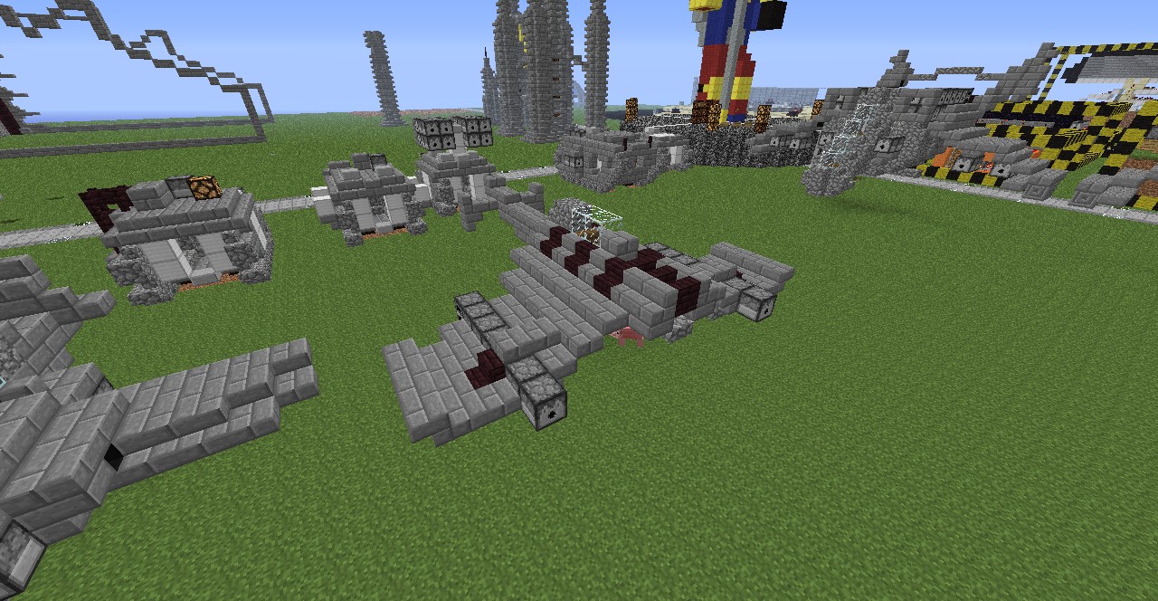 Pack Space marine Aircraft and tank [Warhammer 40.000] Minecraft Map