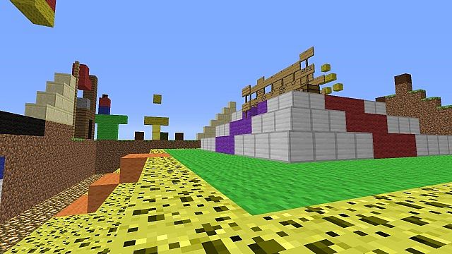 Toad vs Mario battle Minecraft Map