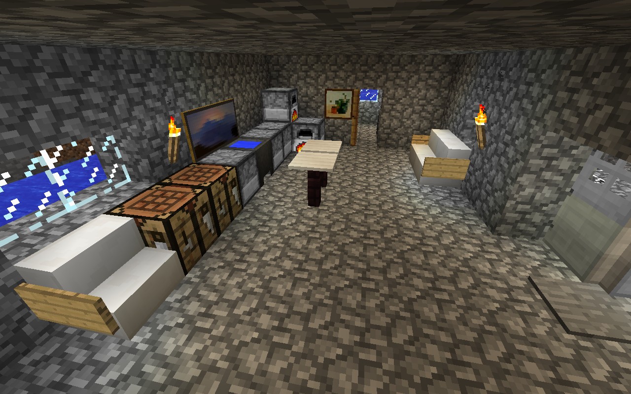 Modern Water House Minecraft Map