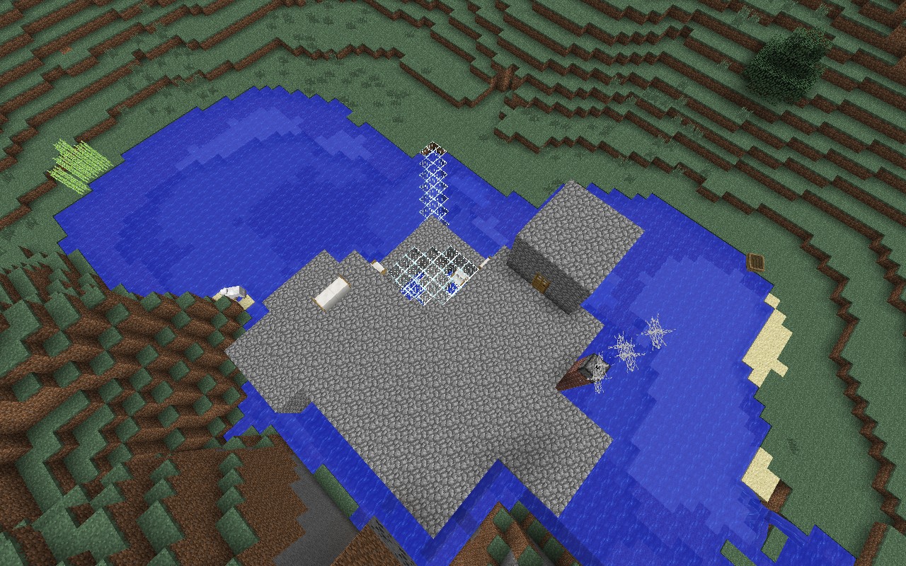 Modern Water House Minecraft Map