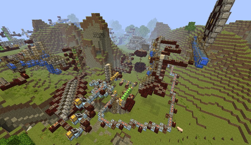 Rube Goldberg Machine Minecraft Map