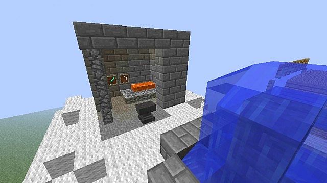 Small Mid-Evil Village in the Sky Minecraft Map