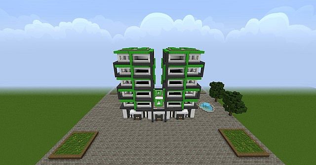 modern hotel Minecraft Map