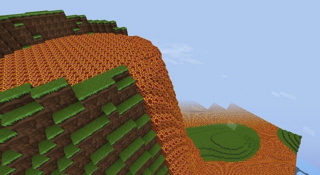 Vulcan Island (WorldPainter) Possible survival map Minecraft Map