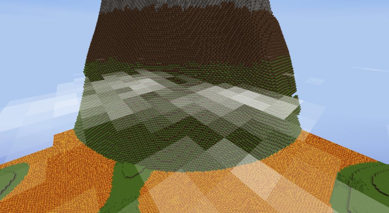 Vulcan Island (WorldPainter) Possible survival map Minecraft Map