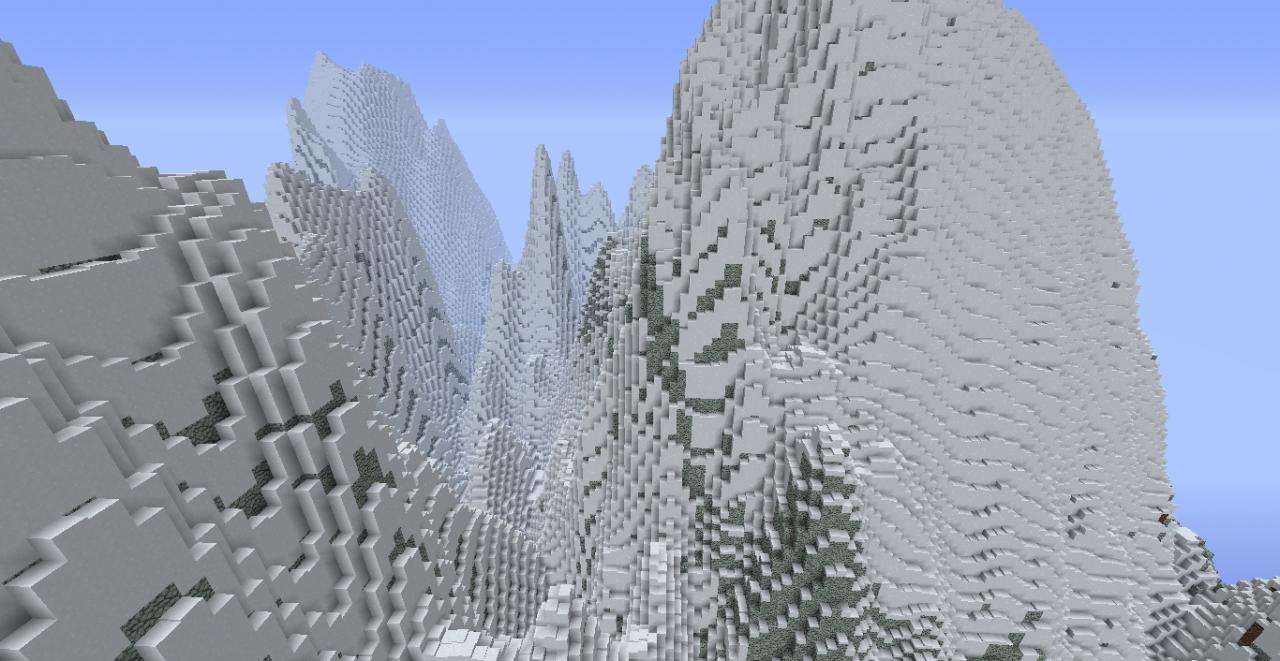 Custom terrain: Land Of Algrid Minecraft Map