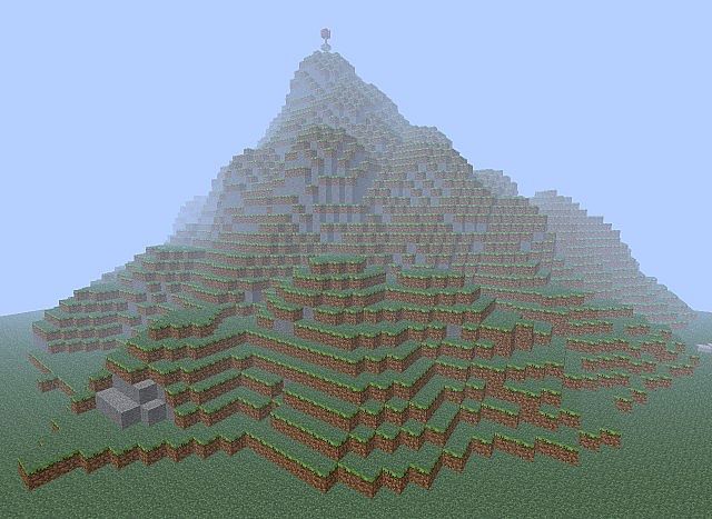 Minecraft Mountain Climbing Race! Minecraft Map
