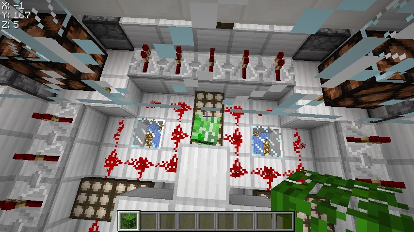 Alien abducting a villager Minecraft Map