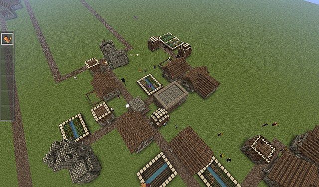 Large Village Minecraft Map