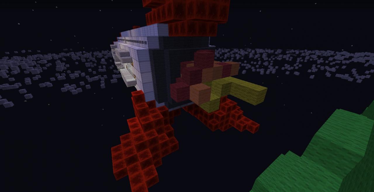 Redstone Rocket Minecraft Map