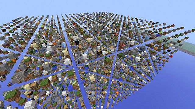 The REMS skygrid 1.0 Minecraft Map