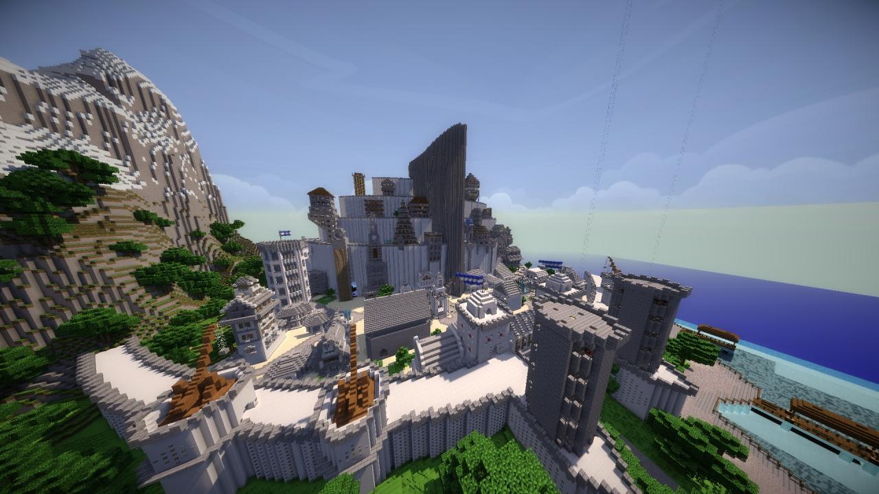 Minas Tirith - Herr der Ringe - Lord of the Rings Minecraft Map