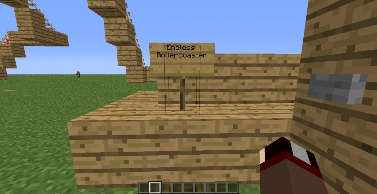 Endless Roller coaster framework Minecraft Map