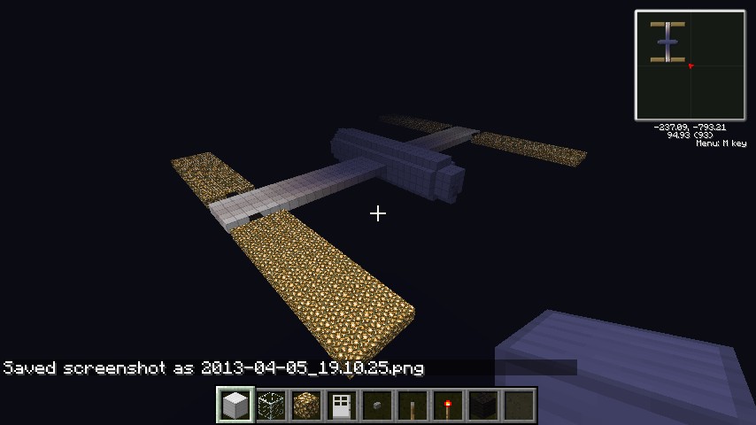 Space Satalite Model Minecraft Map