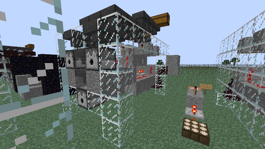 Redstone weapons Minecraft Map