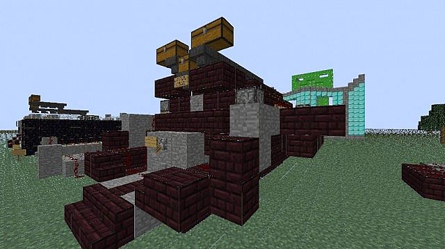 Redstone weapons Minecraft Map