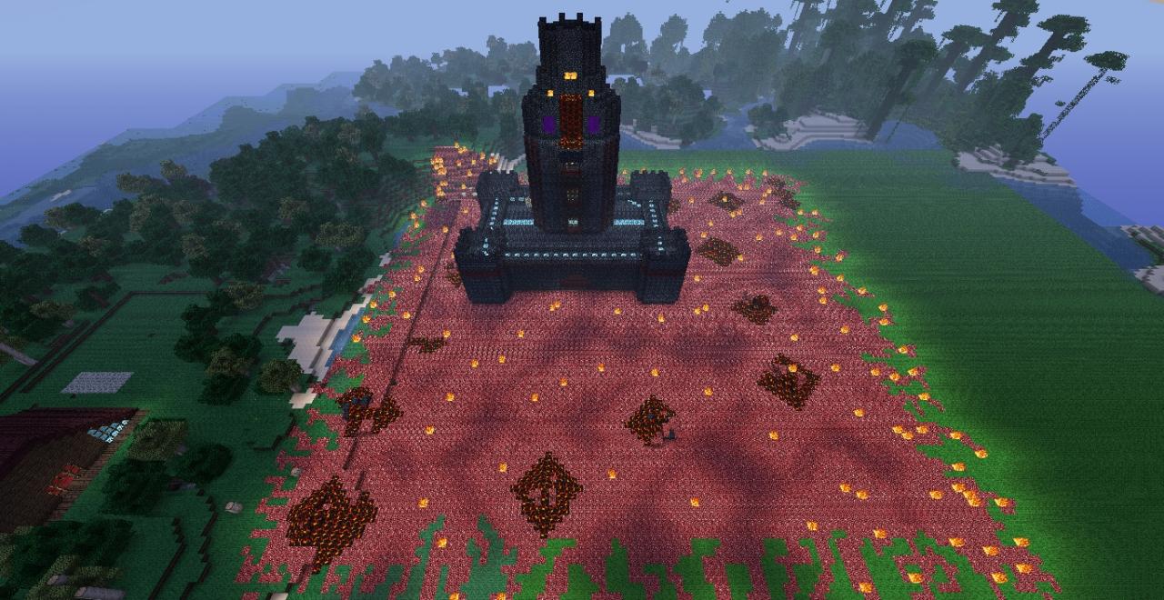 Evil castle with small world (6 photos) Minecraft Map