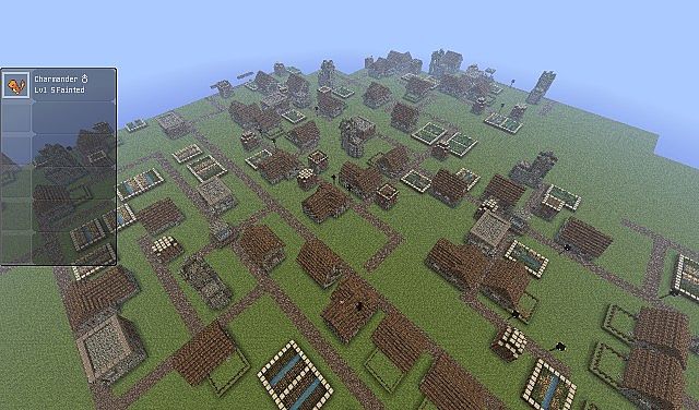 Large Village Minecraft Map