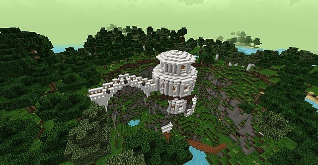 elven building Minecraft Map
