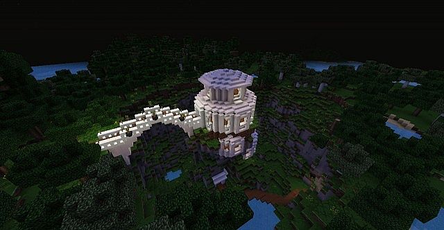 elven building Minecraft Map