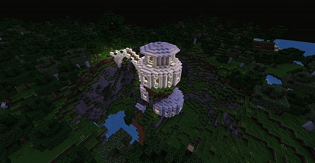 elven building Minecraft Map