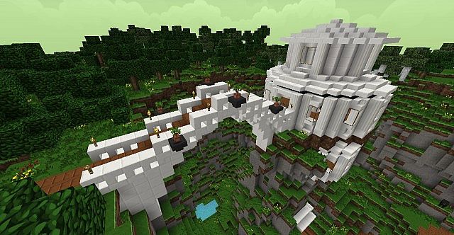 elven building Minecraft Map