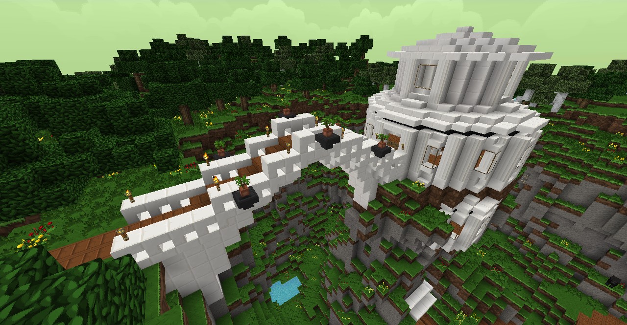 elven building Minecraft Map