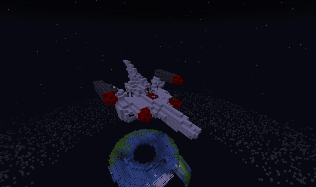 Terror From The Stars: A Collection of Space-Oriented Builds Minecraft Map