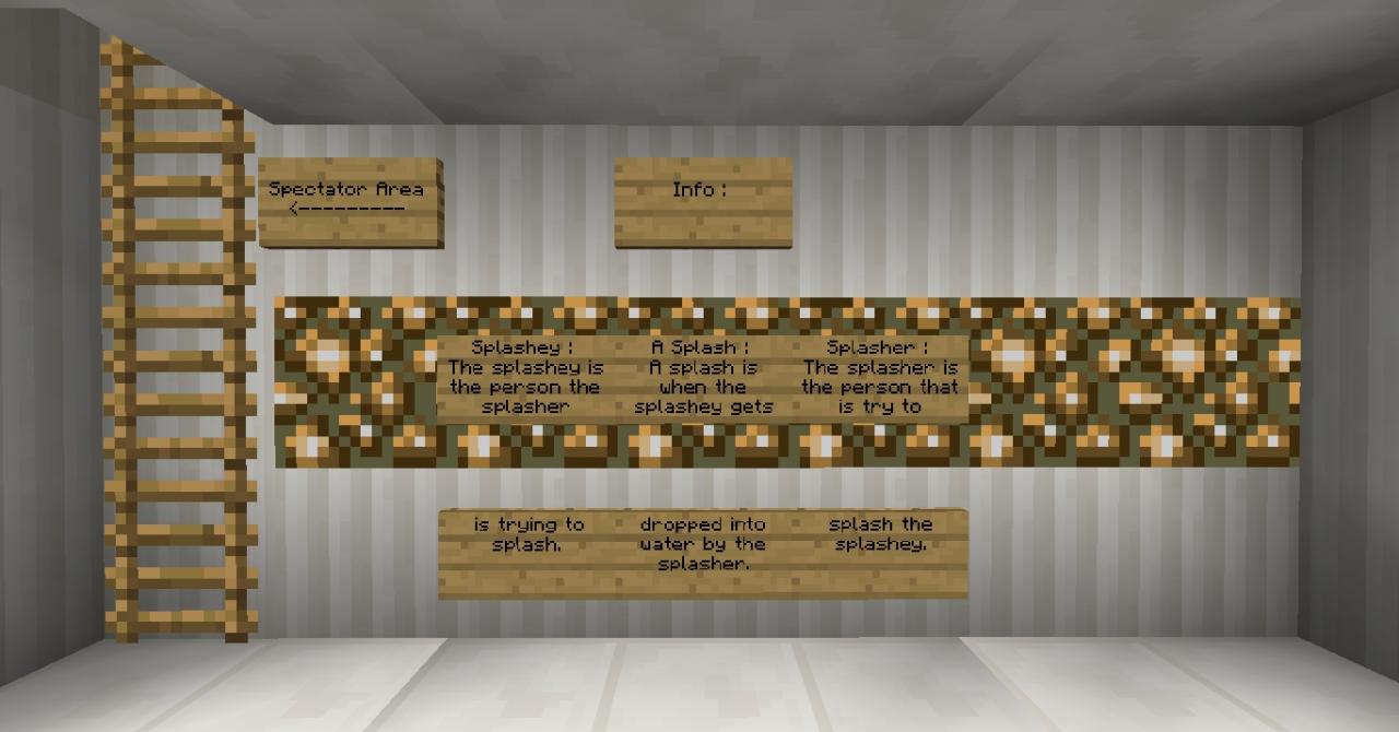 Minecraft Minigame - Splash! Minecraft Map