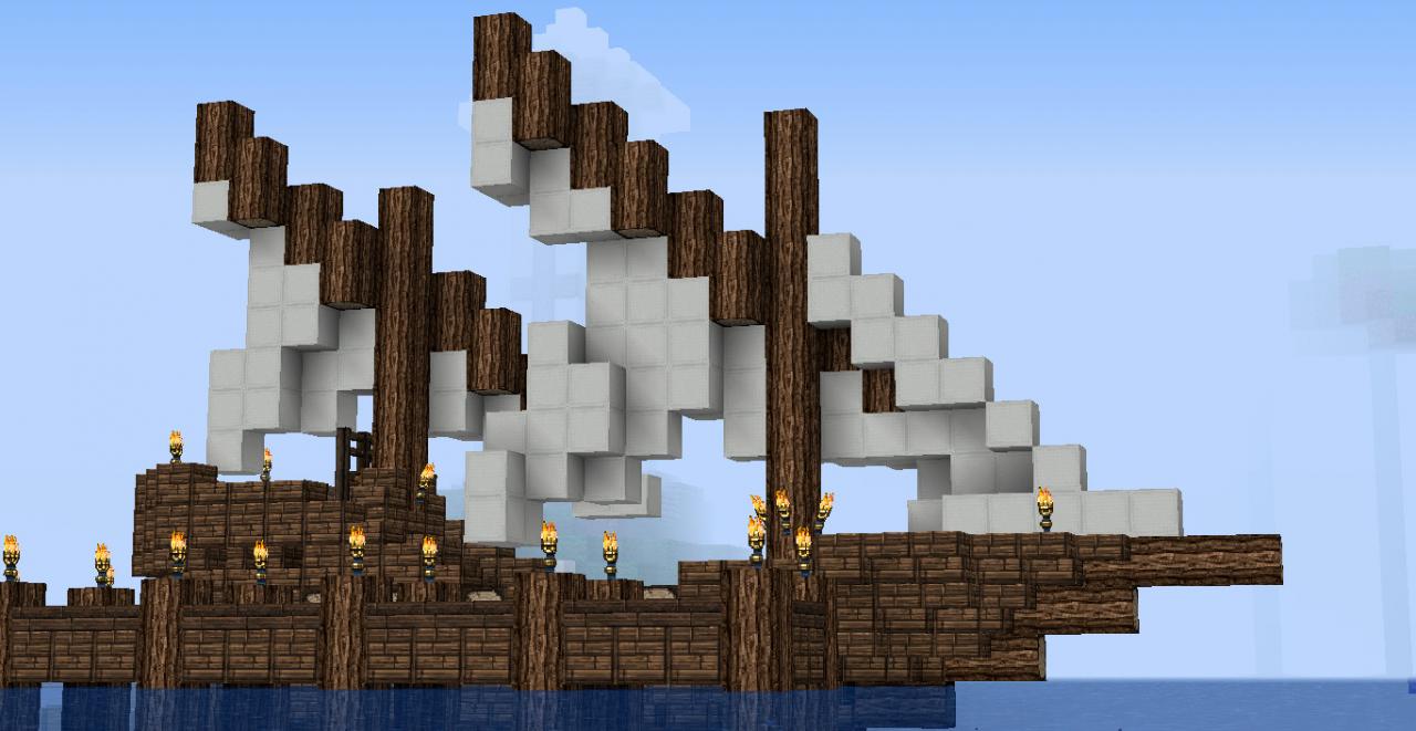 Lateen Ship Build Minecraft Map