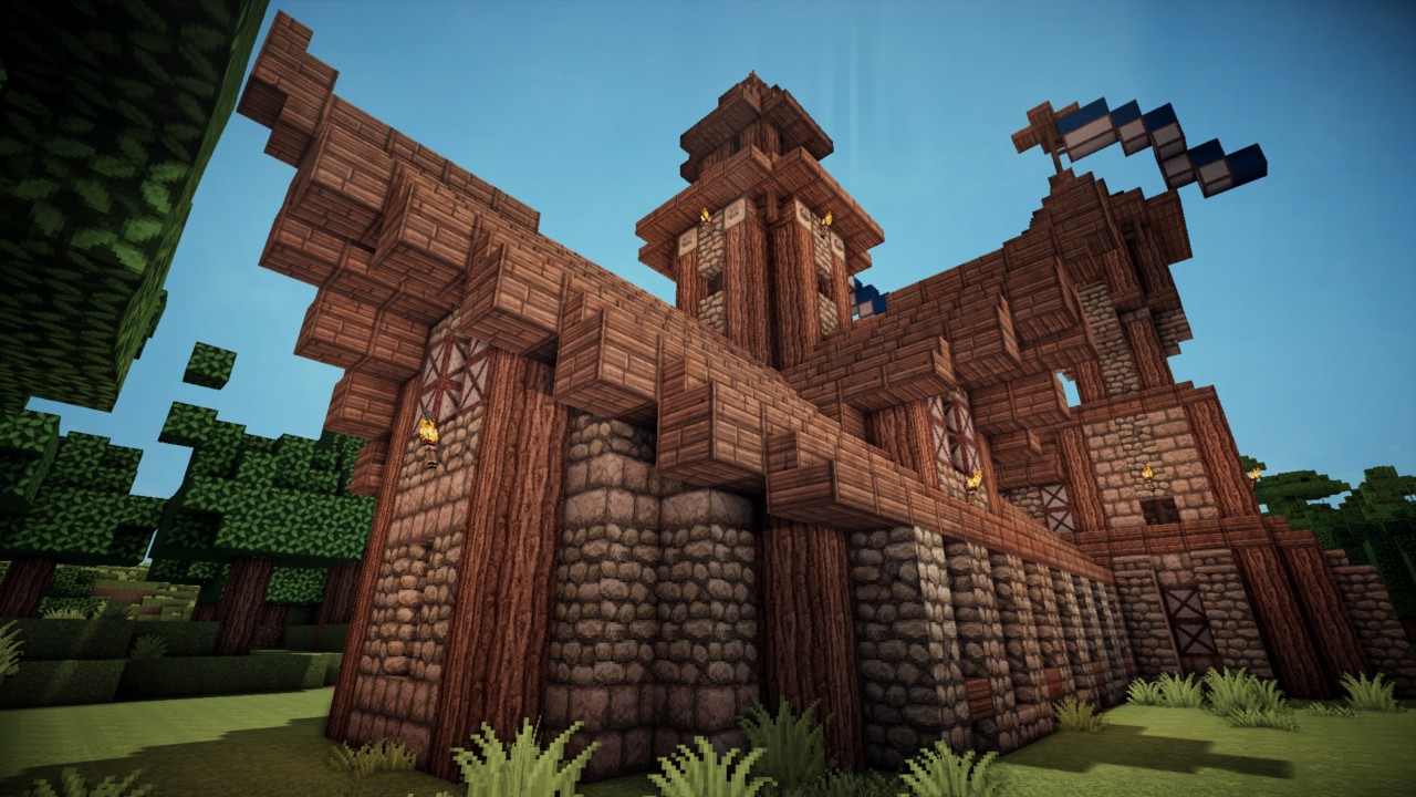 Medieval Town Hall Minecraft Map