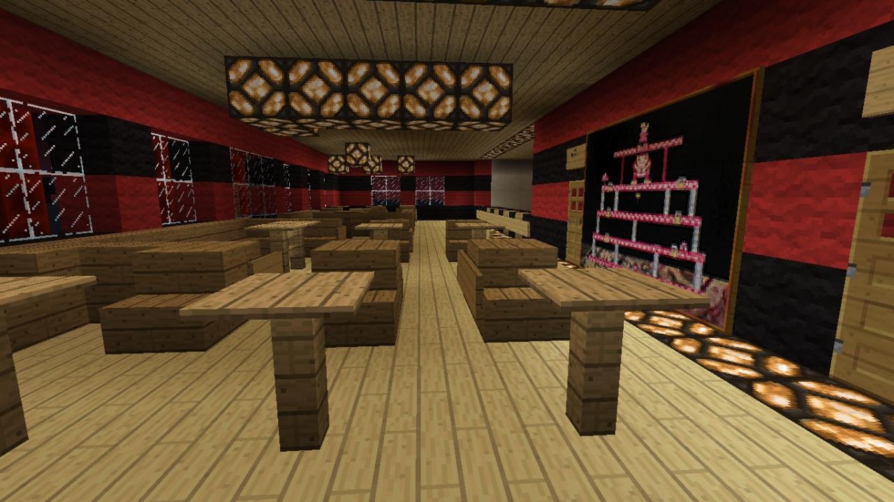 ,,V'' Fast Food Minecraft Map