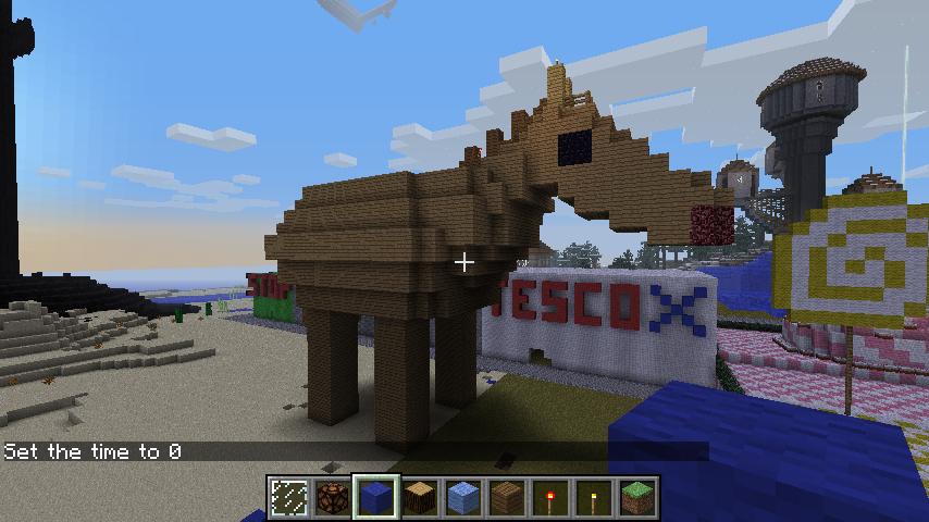 Wooden-trojan horse Minecraft Map