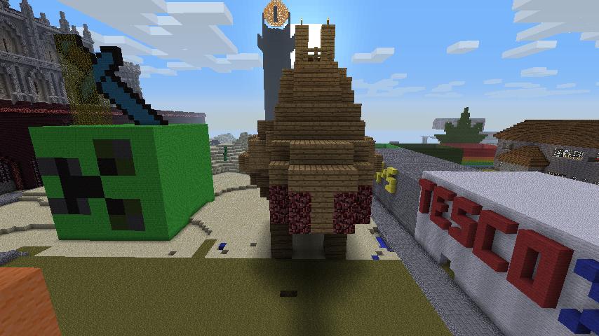 Wooden-trojan horse Minecraft Map
