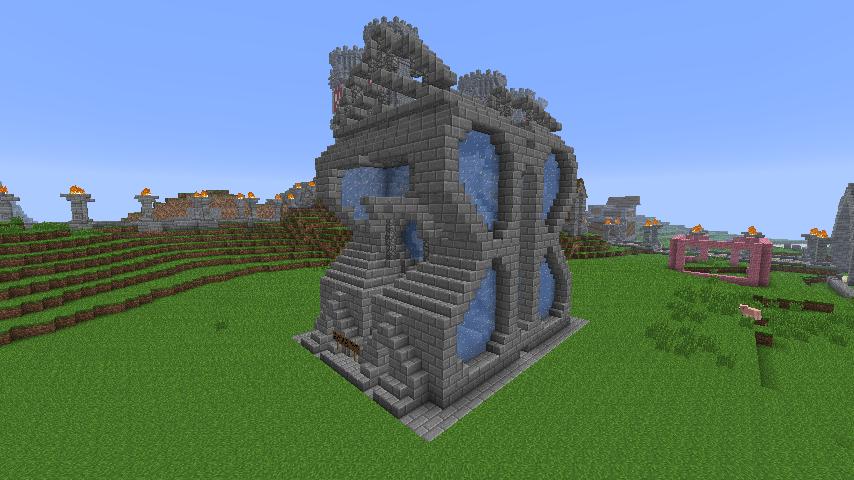 Part of a Tomb, Random Build: 15min build. Minecraft Map