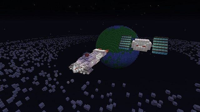 Steve's exploration ship Minecraft Map