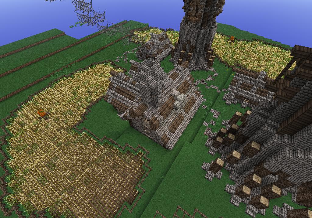 medieval farm Minecraft Map