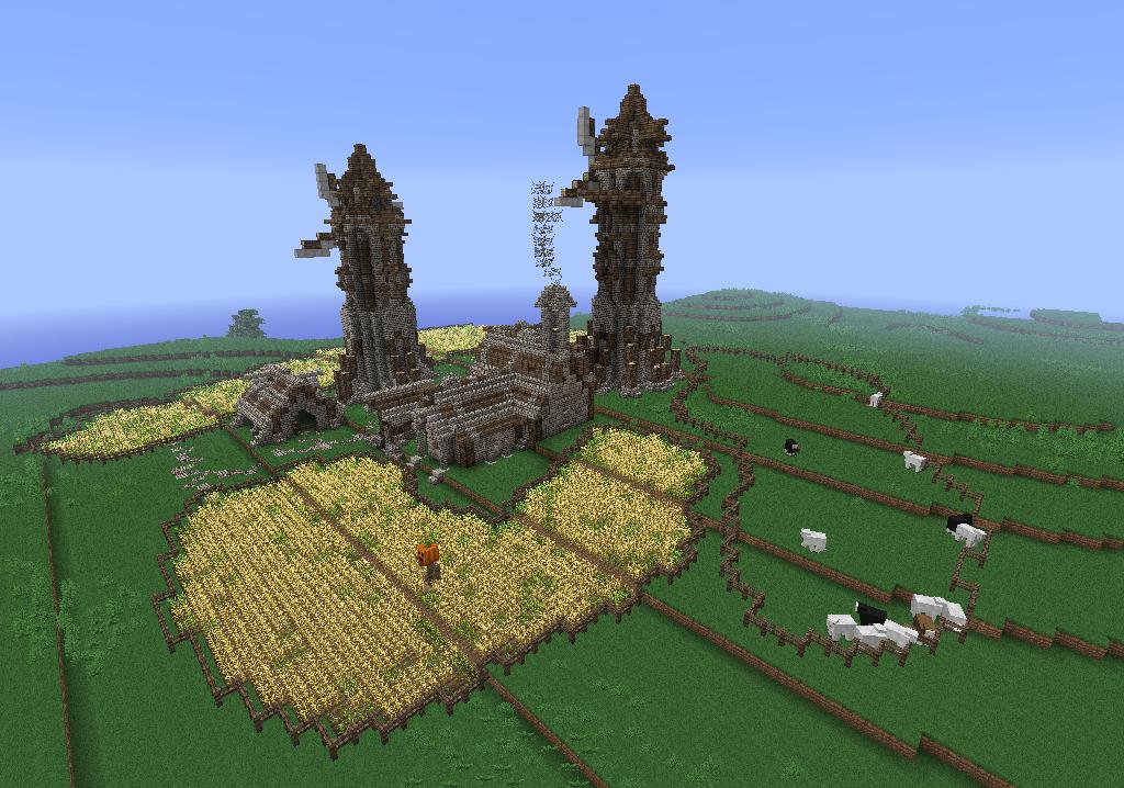 medieval farm Minecraft Map