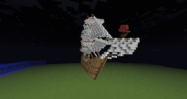 Minecraft Ship 1/2 Asian and European style Minecraft Map