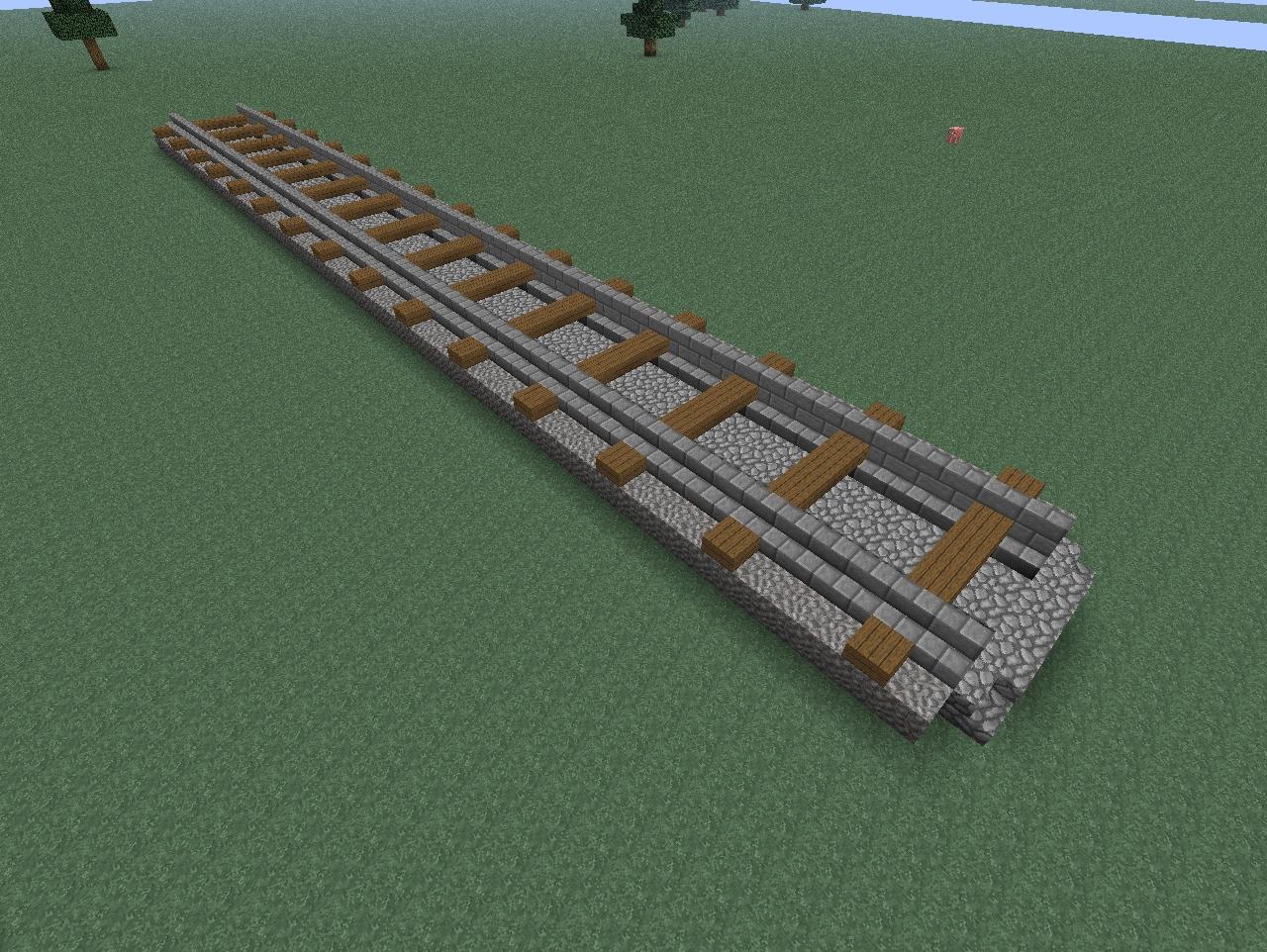 Zeverth's Brisk Builds - 1 - Railroad Tracks Minecraft Map