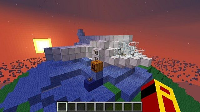 Steve in space Minecraft Map
