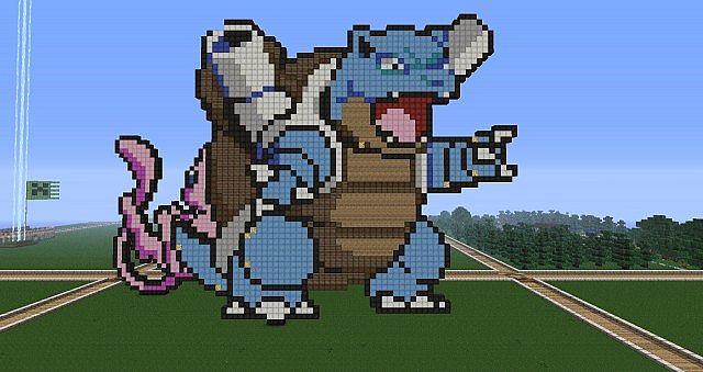Blastoise Minecraft Map