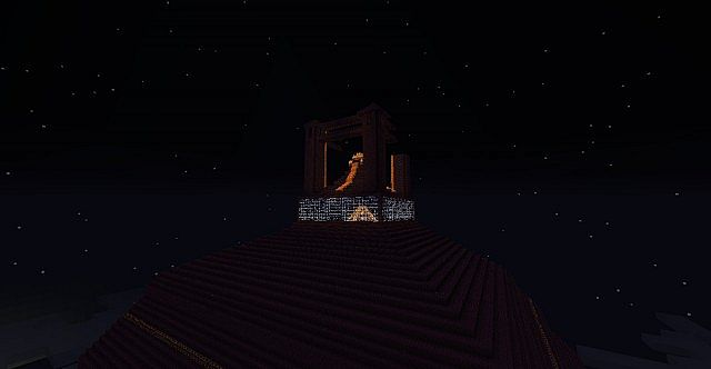 My nether Brick/hell castle Minecraft Map